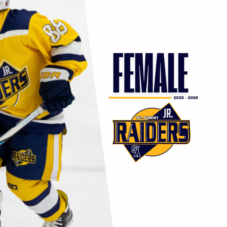 Jr Raiders 2025 - ST. ALBERT MINOR HOCKEY ASSOCIATION